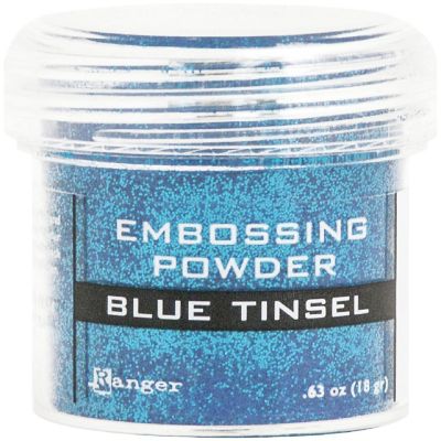 Ranger Embossing Powder-Blue Tinsel | Oriental Trading