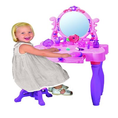 Red Box Pretend Play Light Up Princess Vanity Table