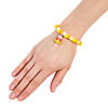 Religious Candy Corn Pony Bead Bracelet Craft Kit - Makes 12