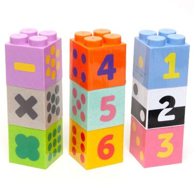 Roo Crew: Cute Animal Construction Blocks - 9 Pieces | Oriental Trading