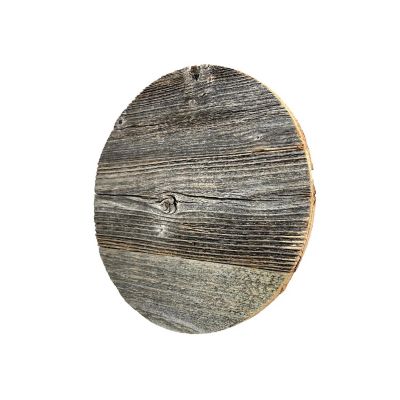 Rustic Farmhouse 8 inches Reclaimed Solid Round Wood Sign for DIY ...