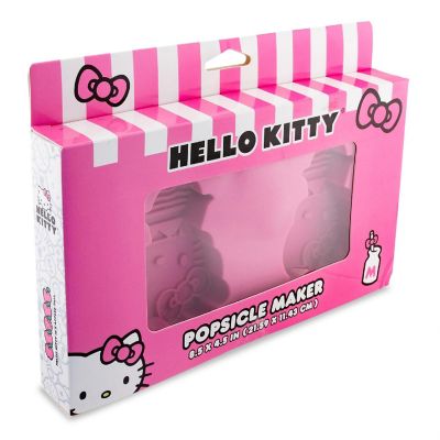 Sanrio Hello Kitty Silicone Popsicle Mold Shapes With Plastic Sticks ...