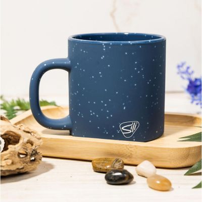 Silipint: 2 Pack 16Oz Silicone Coffee Mug, Speckled Blue