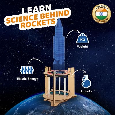 Smartivity: Space Rocket Launcher - Diy Stem Toy, Chandrayaan Program, Ages 6+ | Oriental Trading