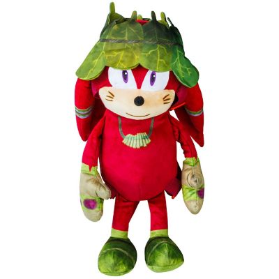 Sonic Prime: 15" Plush Backpack - Gnarly Knuckles - Kids Backpack,Ages 3+