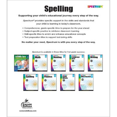 Spectrum Spelling, Grade 1 | Oriental Trading