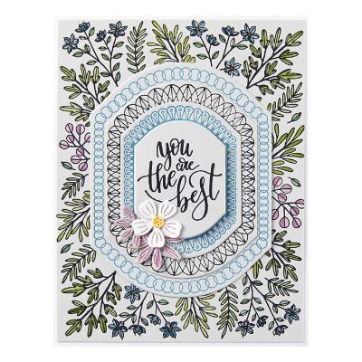 Spellbinders Press Plate From Mirrored Arch Collection-Mirrorred Arch ...