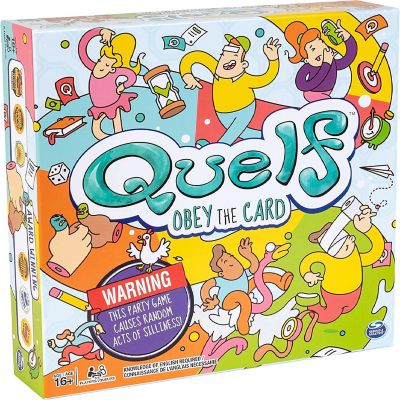 Spin Master Quelf Board Game: Party Game for Teens and Adults ...