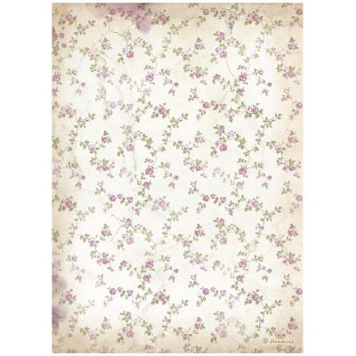 Stamperia Assorted Rice Paper A4 6/Sheets-Lavender | Oriental Trading