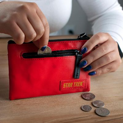 Star Trek Red Uniform Coin Purse | Oriental Trading