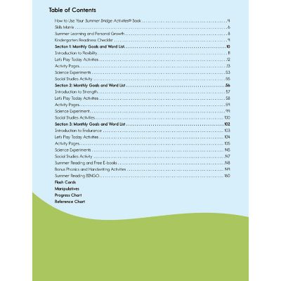 Summer Bridge Activities, Grades PK - K