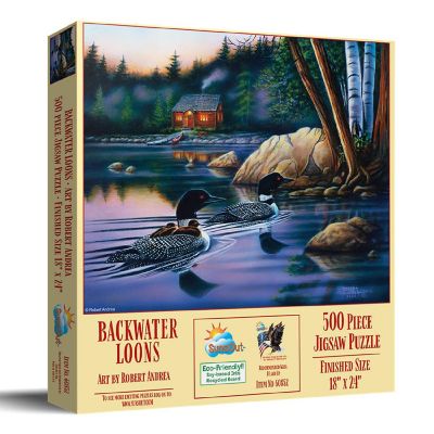 Sunsout Backwater Loons 500 pc Jigsaw Puzzle | Oriental Trading