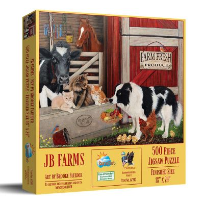Sunsout JB Farms 500 pc Jigsaw Puzzle | Oriental Trading