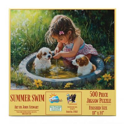 Sunsout Summer Swim 500 pc Jigsaw Puzzle | Oriental Trading