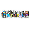 Superhero Welcome Banner Jointed Wall Decoration | Oriental Trading