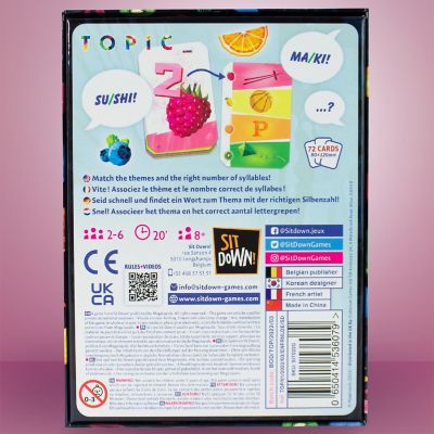 Topic_ - Card Game, Choatic Party Word Game 8+ | Oriental Trading