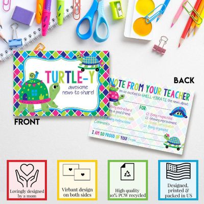 Turtle Teacher Mail for Students by AmandaCreation 30ct | Oriental Trading