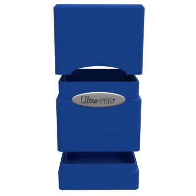 Ultra Pro Blue Satin Tower Deck Box | Oriental Trading