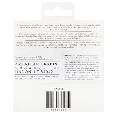 Vicki Boutin Mixed Media Ink Stamp Pads 6/Pkg-Warm | Oriental Trading