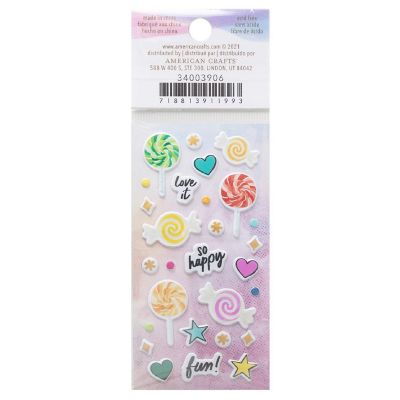 Vicki Boutin Sweet Rush Mini Puffy Stickers 55/Pkg | Oriental Trading