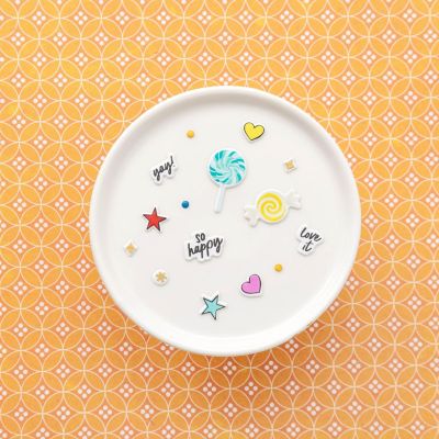 Vicki Boutin Sweet Rush Mini Puffy Stickers 55/Pkg | Oriental Trading