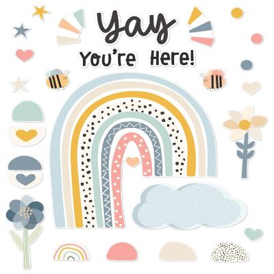 We Belong Yay You're Here! Bulletin Board Set | Oriental Trading