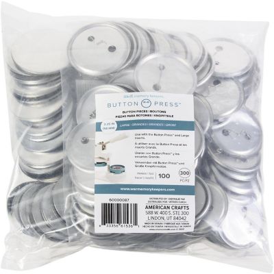 We R Memory Keepers Button Press Bulk Refill Pack 100/Pkg-Large (58mm ...