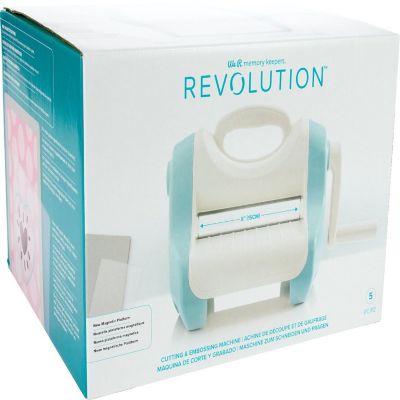 We R Memory Keepers Revolution Cutting & Embossing Machine-White/ Blue