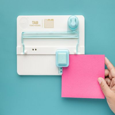 We R Memory Keepers Tab Punch Board-8.51"X9.26" | Oriental Trading