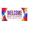 Welcome Back to Church Banner - Medium | Oriental Trading