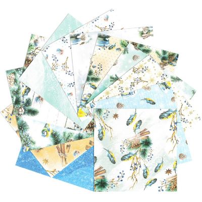 Wrapables 6X6 Decorative Single-Sided Scrapbook Paper For Arts & Crafts Projects, Scrapbooking ...