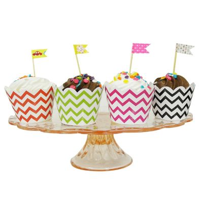 Wrapables Standard Size Chevron Cupcake Wrappers (Set Of 20), Green ...
