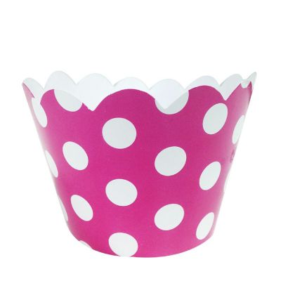 Wrapables Standard Size Polka Dots Cupcake Wrappers (Set Of 60), Hot ...