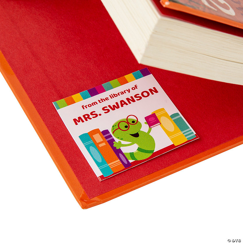 Bulk 144 Pc. Personalized Teacher Library Stickers | Oriental Trading