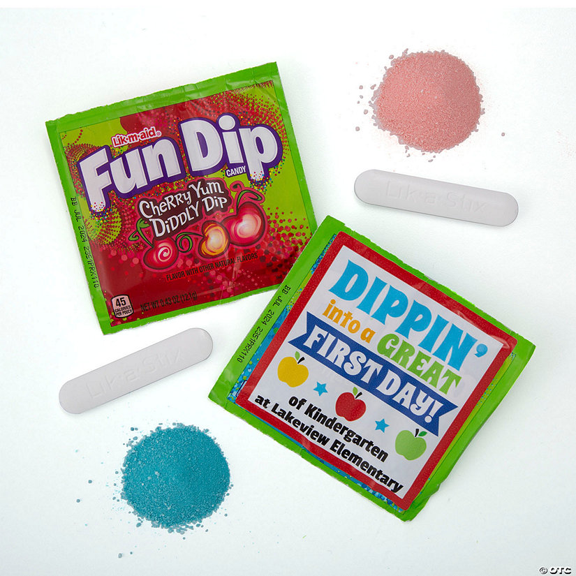 Bulk 48 Pc. Lik-m-aid® Fun Dip™ Candy Packs | Oriental Trading