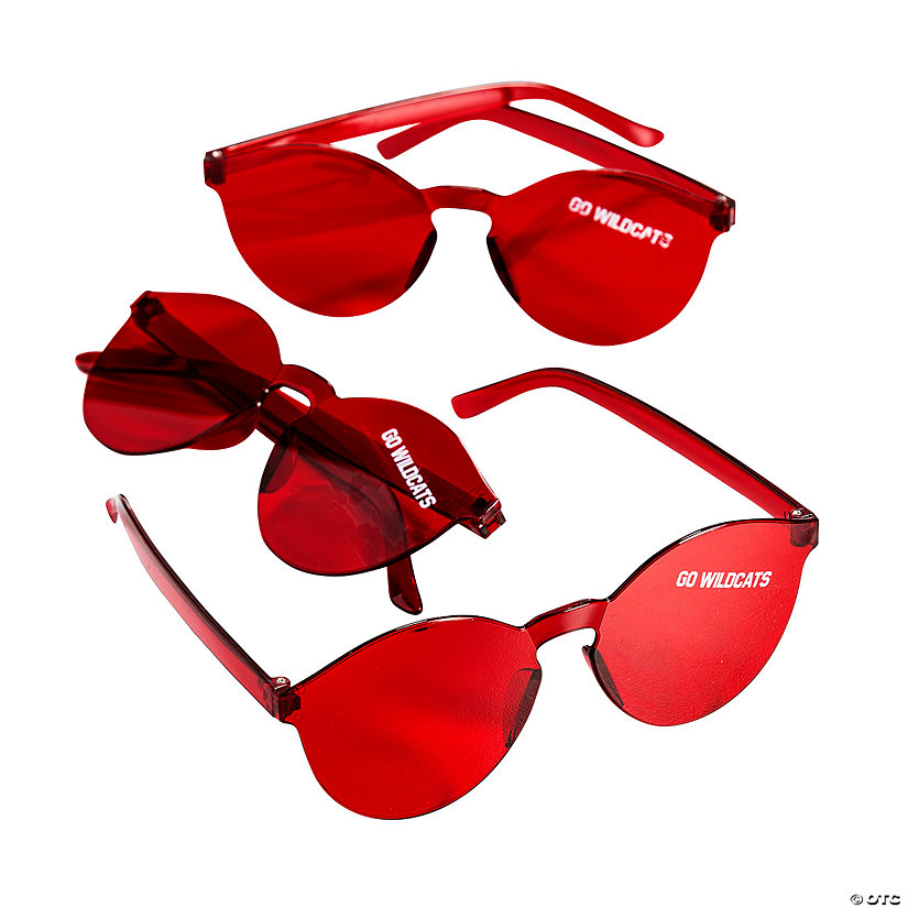 Bulk 48 Pc. Personalized Red Rimless Sunglasses | Oriental Trading