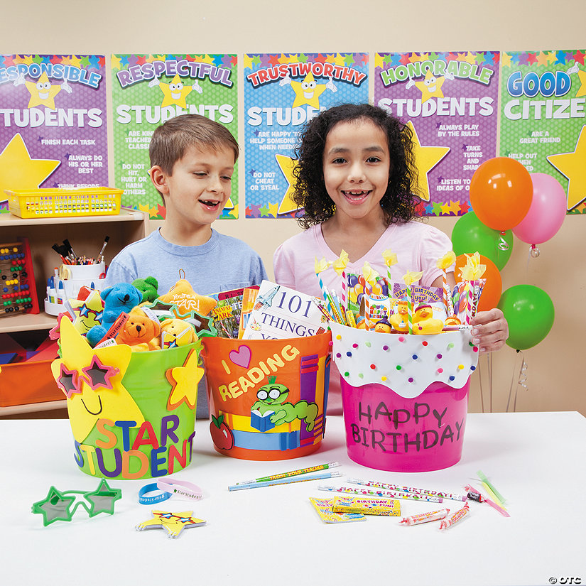 Classroom Reward Buckets | Oriental Trading