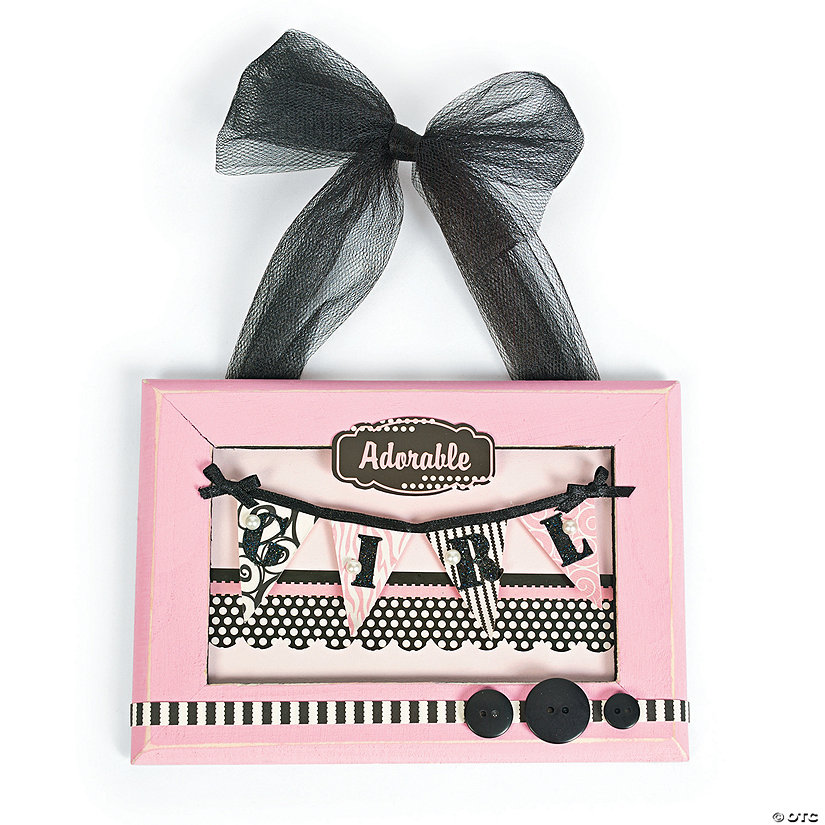 DIY Adorable Girl Frame Idea | Oriental Trading