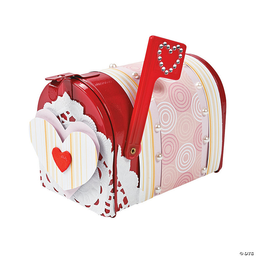 DIY Valentine Tin Plate Mailbox Idea | Oriental Trading