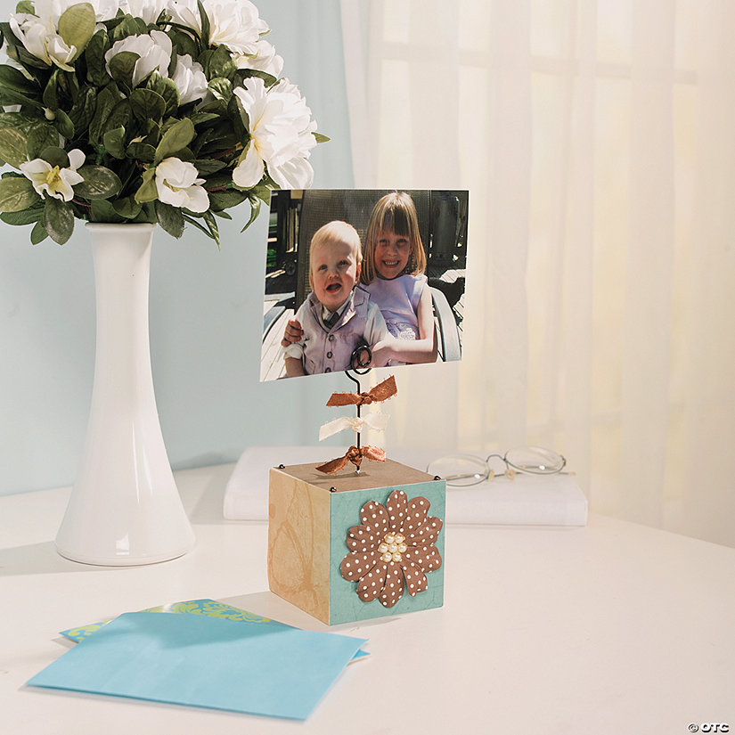 Flower Photo Block Idea | Oriental Trading