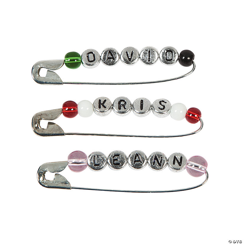 Name Charm Pin Idea