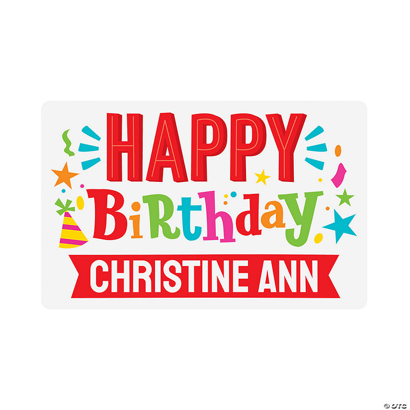 Personalized Birthday Name Arch Sign - Discontinued