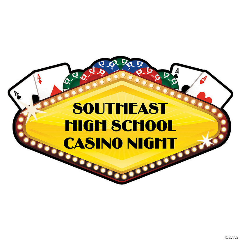 Personalized Casino Marquee Arch Sign | Oriental Trading