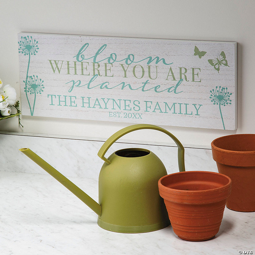 Personalized Cottagecore Wood Sign