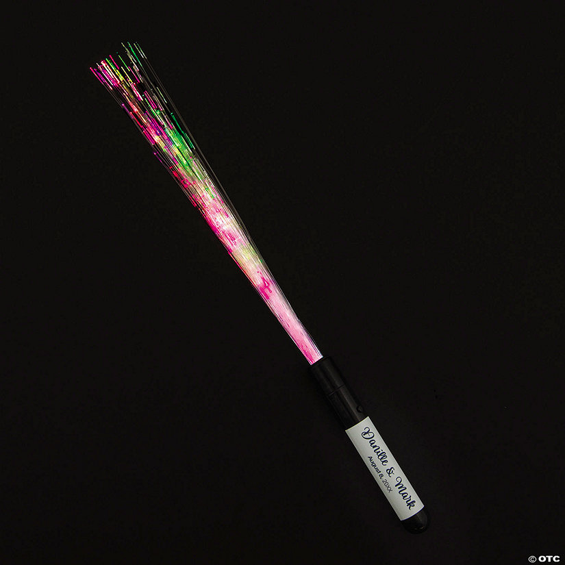Personalized Fiber Optic Light-Up Wands - 12 Pc. | Oriental Trading