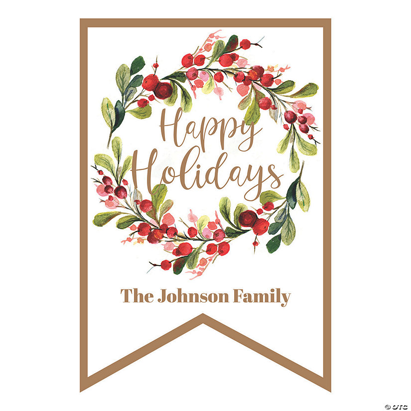 Personalized Holiday Door Banner | Oriental Trading