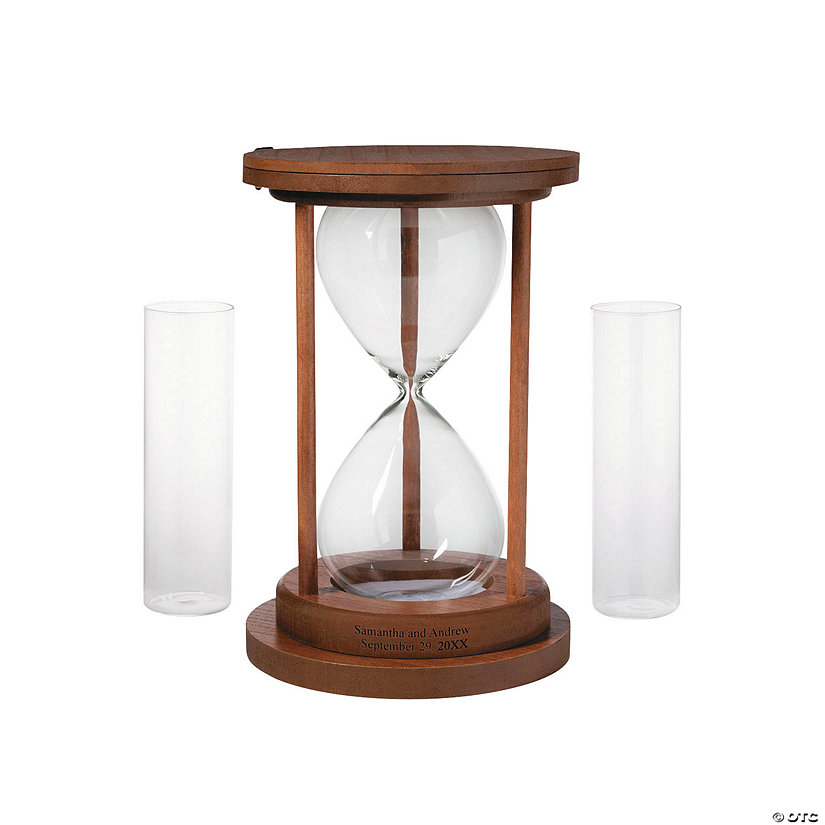 Personalized Hourglass Unity Sand Ceremony Set - 3 Pc. | Oriental Trading