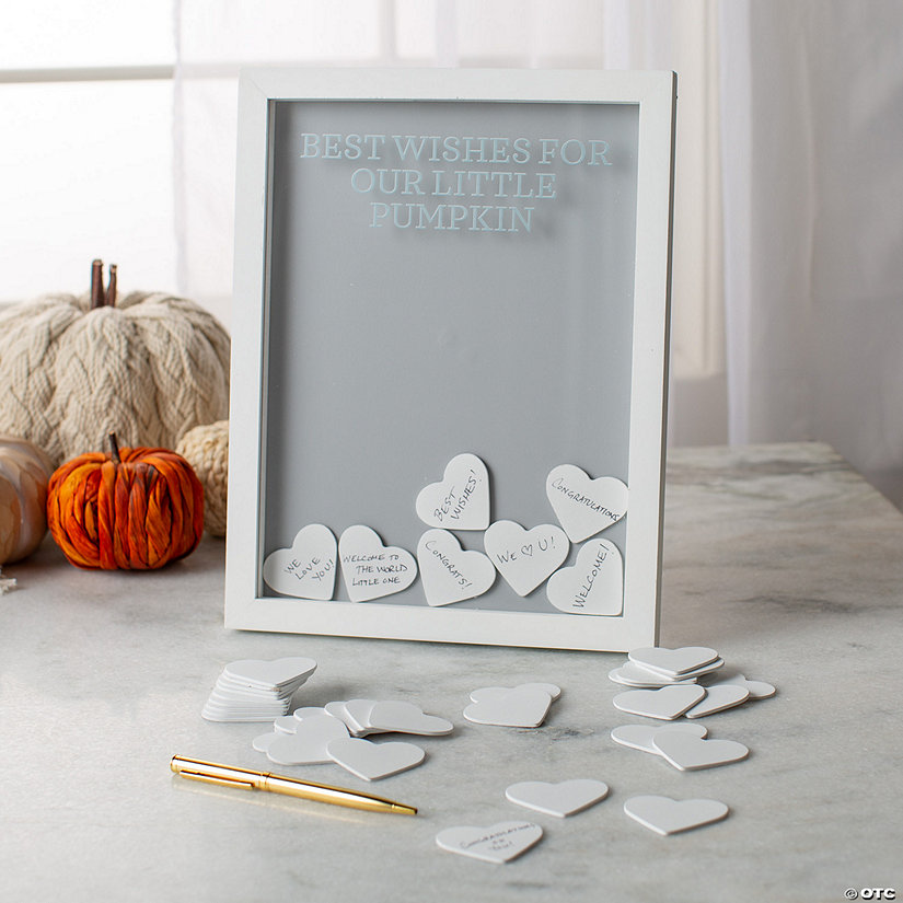 Personalized Little Pumpkin Guest Book Frame