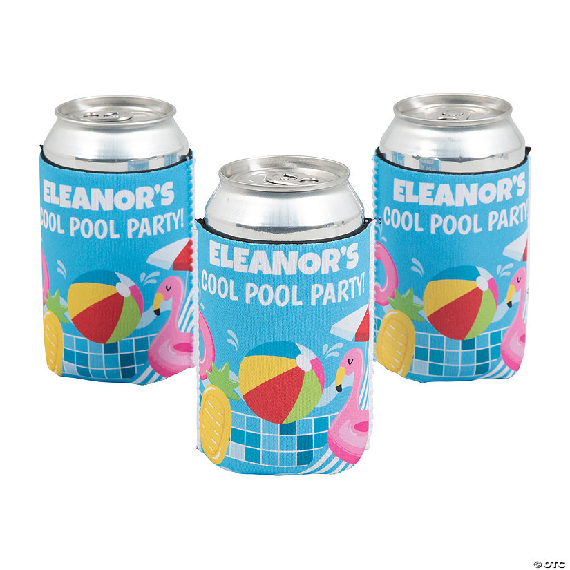 Personalized Pool Party Can Cover - 12 Pc. | Oriental Trading