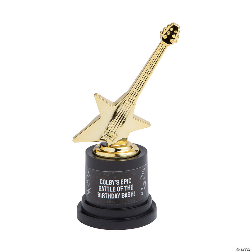 Personalized Rock Star Trophies - 12 Pc.